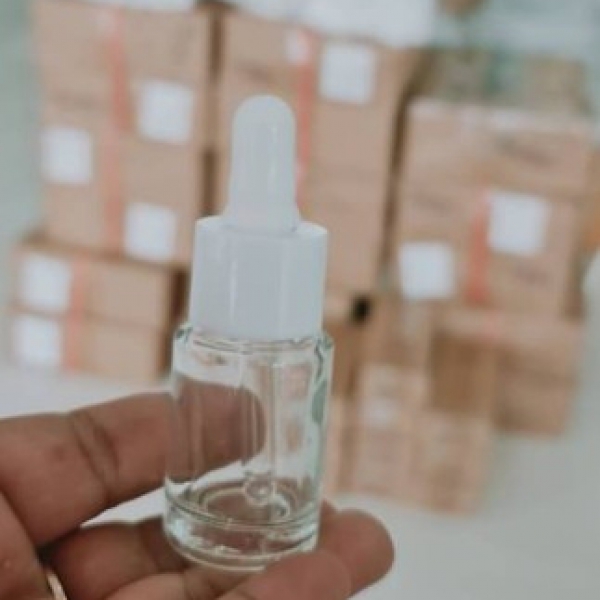 ขวดแก้วอโร่มา-หัวดรอปเปอร์ ขวดเซรั่ม ขวดแก้ว 10ml ใส่ ได้ถึง 15ml : กระปุกครีม.com